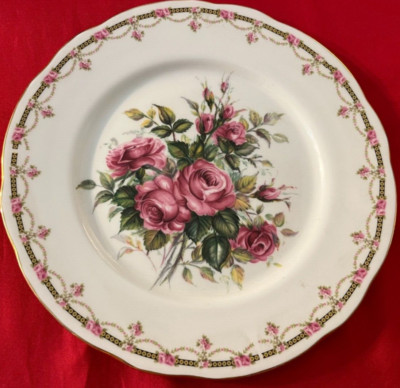 Vintage 8 1/4 inch DUCHESS Plate with Roses from England | eBay