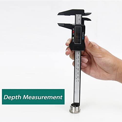 Digital Caliper Measuring Tool w/ Inch Millimeter Conversion Micrometer ...
