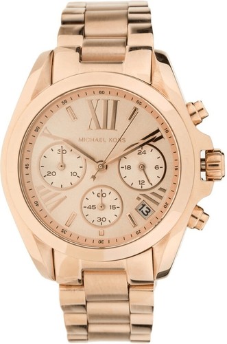 MICHAEL KORS MINI BRADSHAW WOMENS WATCH MK5799 ROSE GOLD - WARRANTY ...