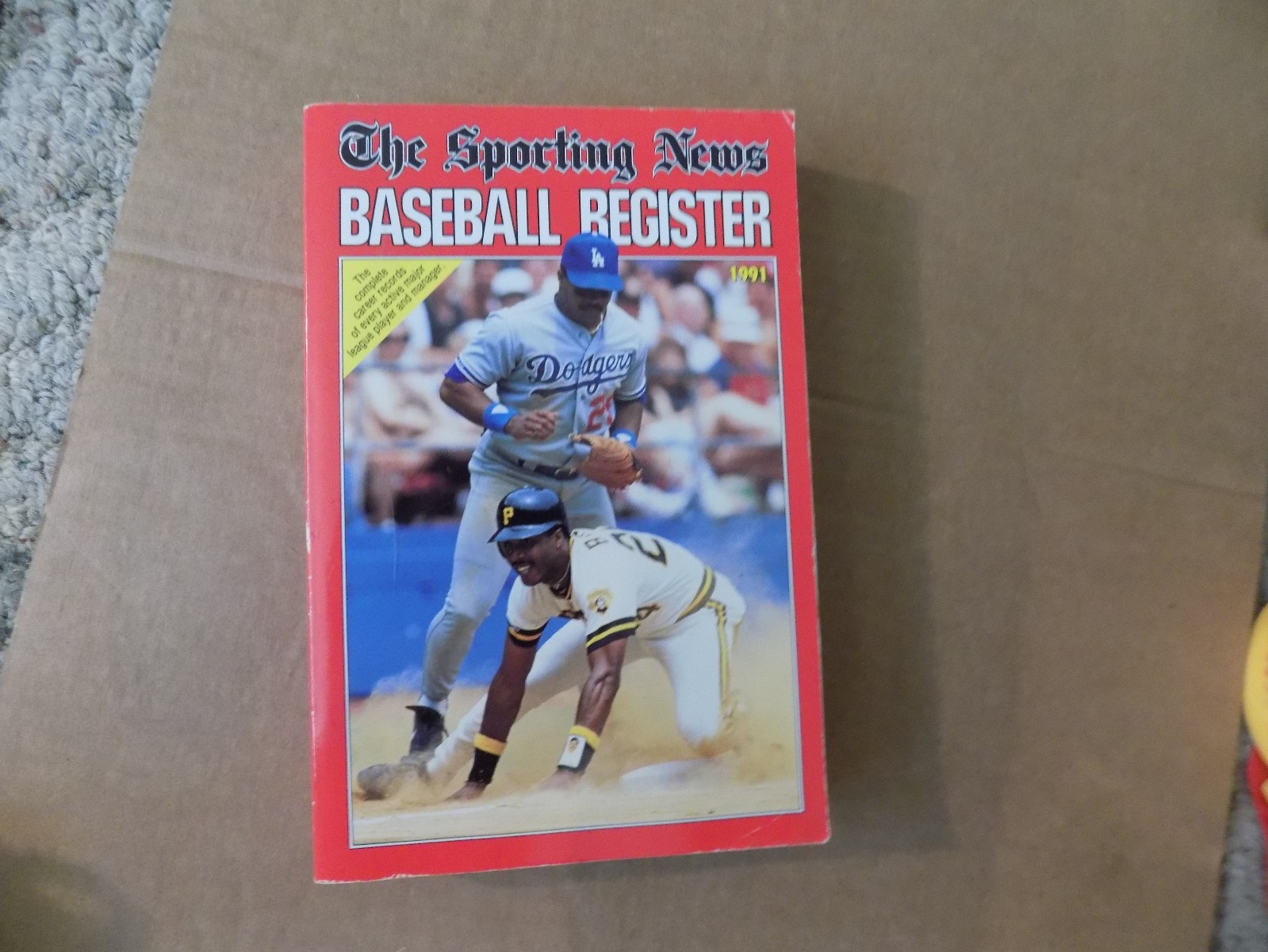 THE SPORTING NEWS TSN MLB BASEBALL REGISTER - 1991 - EX+ | eBay