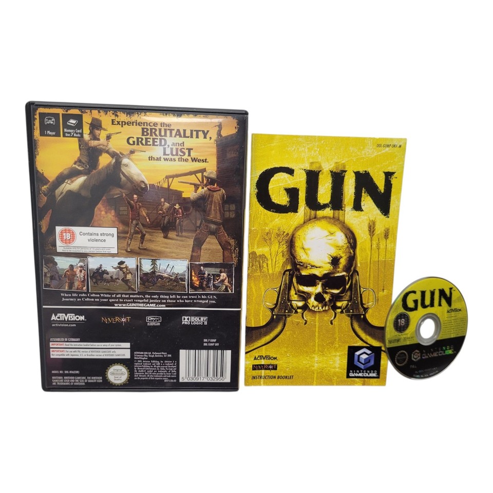 GUN Nintendo GameCube PAL UK Eccellente E Manuale (Western Game) | eBay
