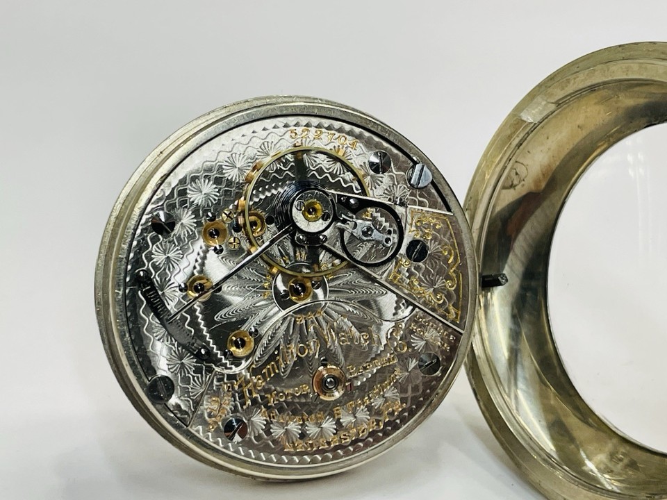 Hamilton 944 Pocket Watch, 18s 19j in a Swing out Display Back Case 🫣🤫🤫 ...