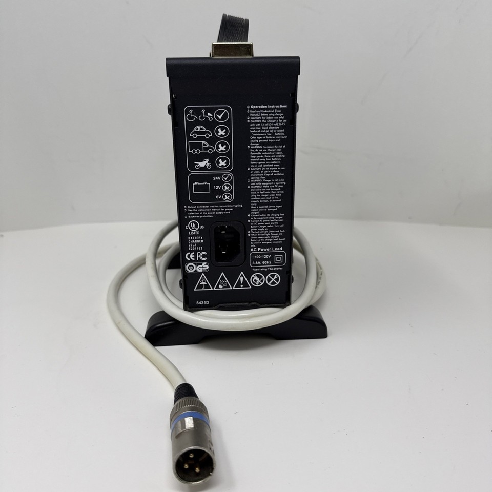 Invacare/Pride/Quantum 8 Amp 24 Volt Power Wheelchair Battery Charger ...