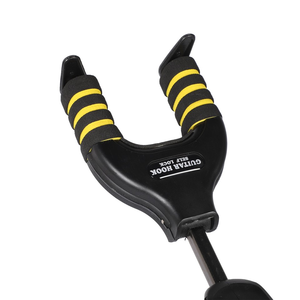 Guitar Stand Height Adjustable Foldable Gravity Auto Lock Guitar Tripod ...