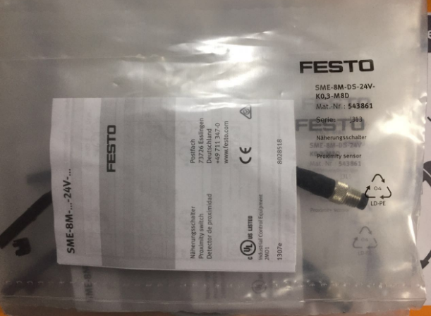 1 PCS FESTO 543861 SME-8M-DS-24V-K-0.3-M8D proximity switch | eBay