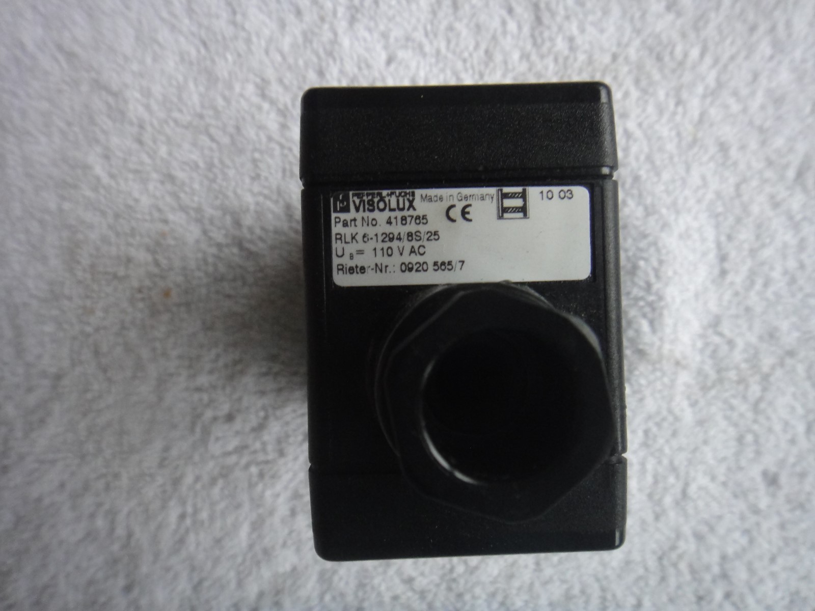 PEPPERL & FUCHS Visolux Photoelectric Sensor RLK 6-1294/8S/25 418765 | eBay