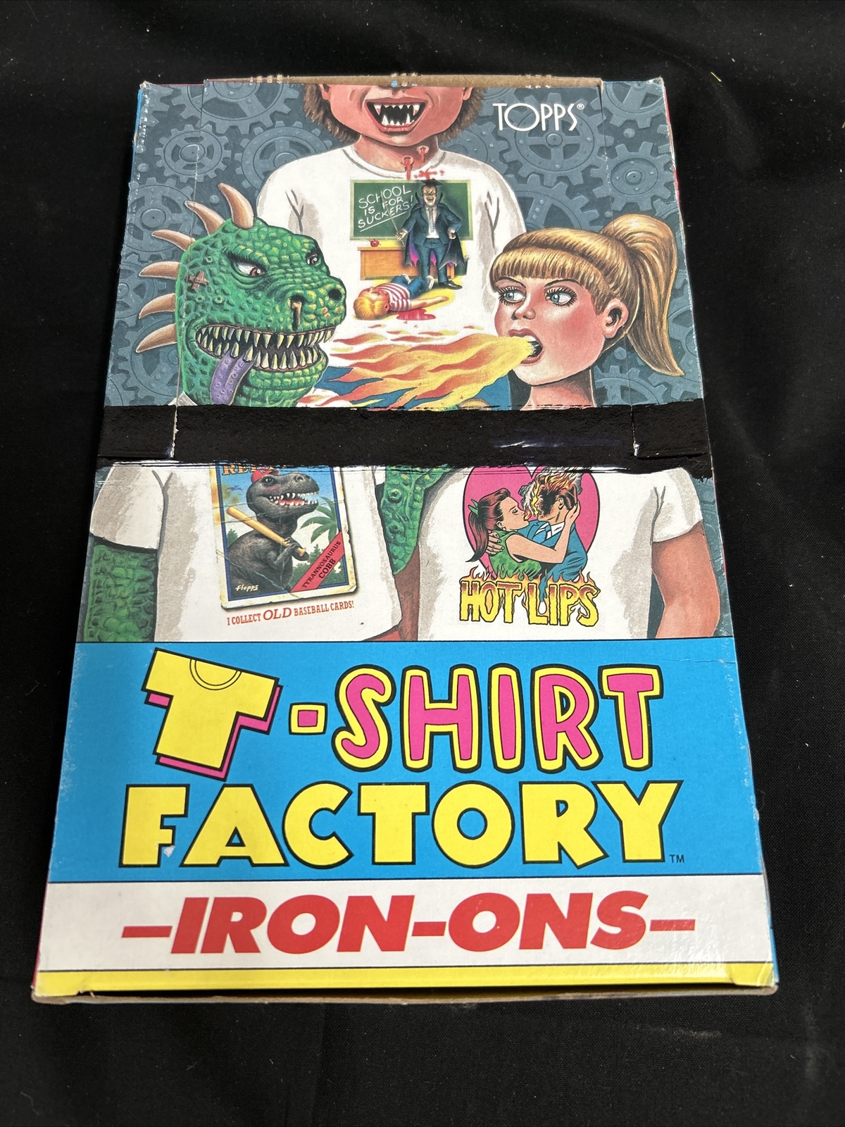 1988 Topps T-Shirt Factory Iron-Ons Unopened Box 36 Mint Packs | eBay