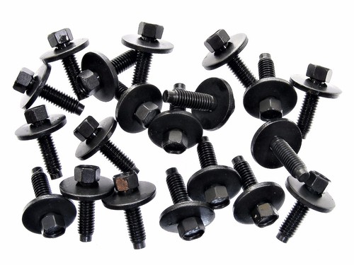 Mazda Body Bolts- M6-1.0 x 22mm Long- 8mm Hex- 19mm Washer- 20 bolts ...