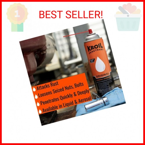 Kroil Original Penetrating Oil (Drip-8oz Can-Single) | Penetrant for ...