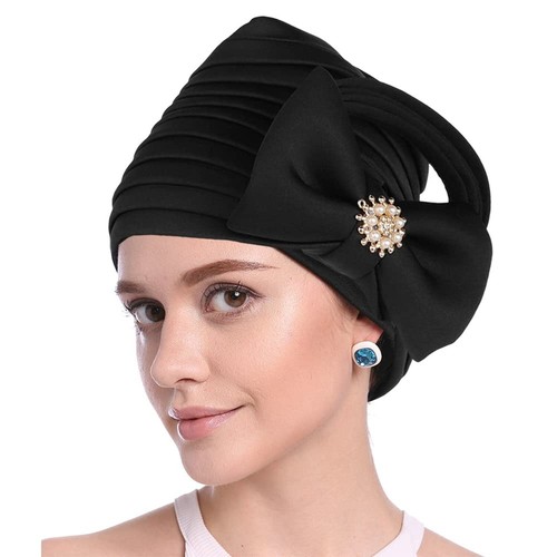 Womens Turban Head Wrap, Stretchy Breathable Bonnet Turban Large Chemo ...