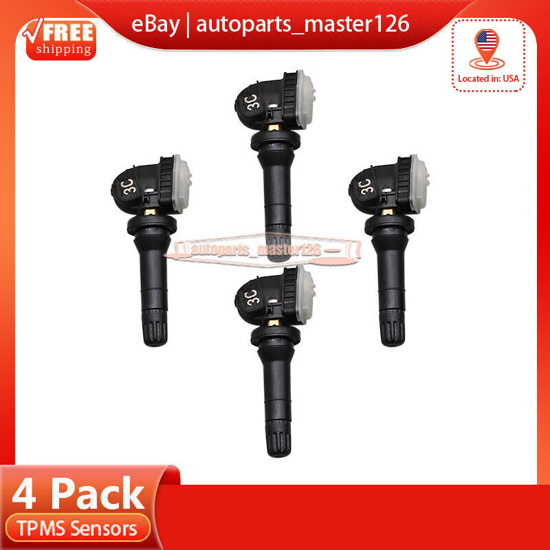 SET 4 TPMS Tire Pressure Monitoring Sensors 13540604 For Chevy GMC ...