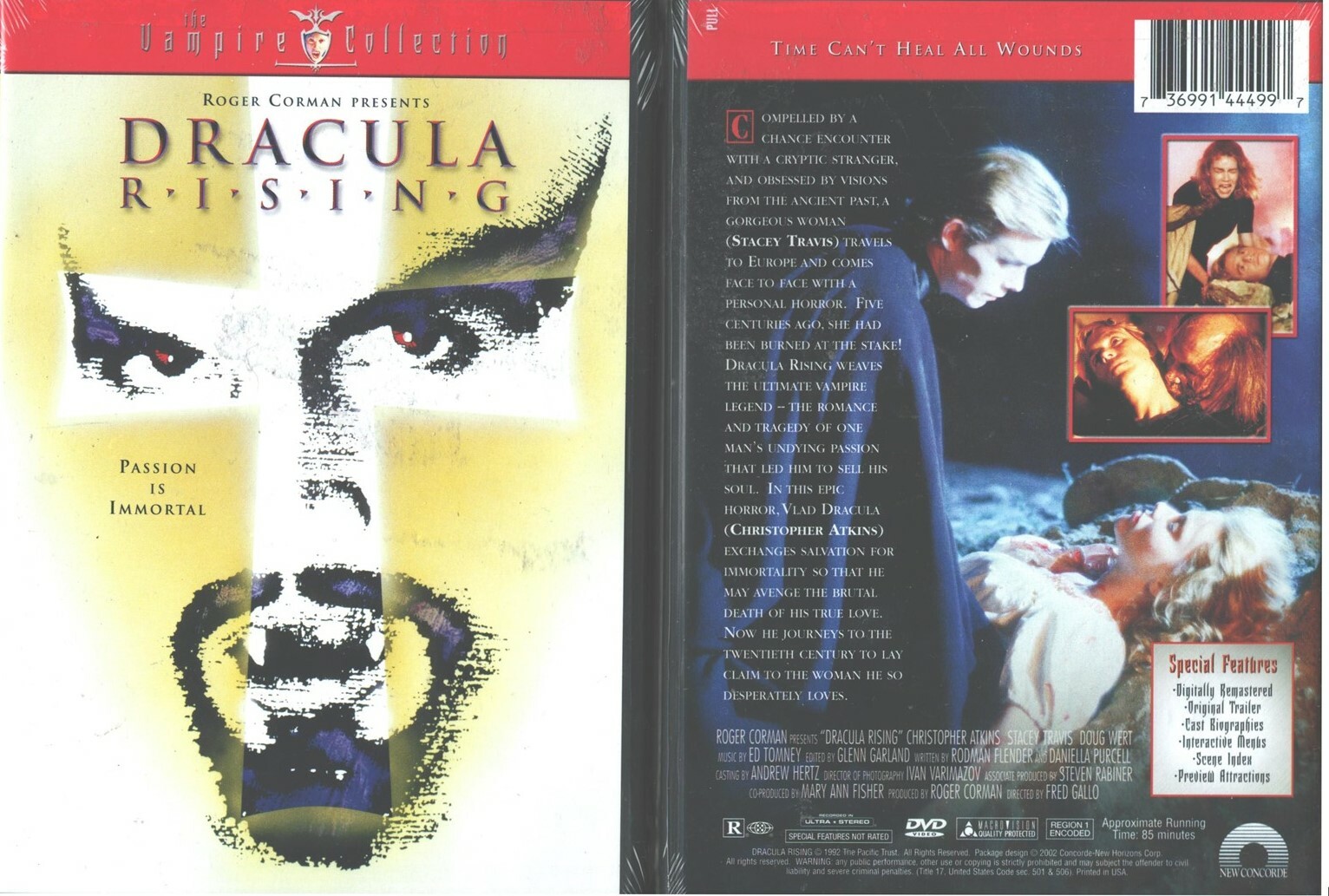 DRACULA RISING-Fred Gallo-Doug Wert-Stacey Travis-Christopher Atkins ...