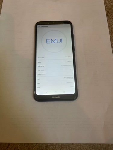 Huawei Y6 2019 MRD-LX1 32GB Android Smartphone Black Unlocked - Dual ...