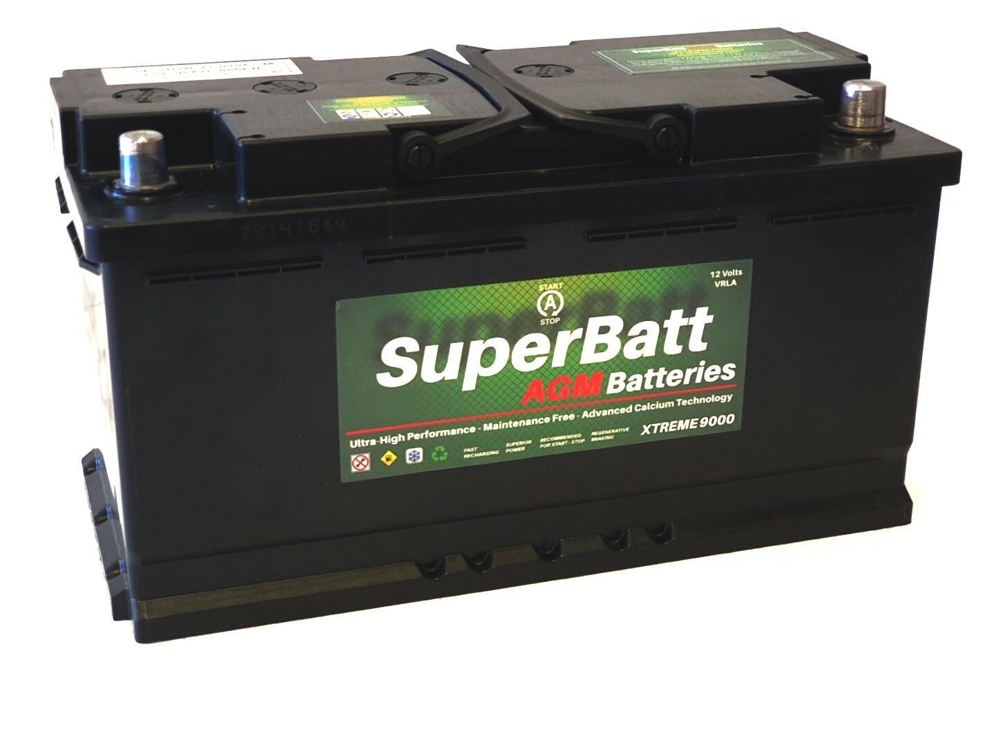 SuperBatt VRLA AGM 019 Car Battery Land Rover GX7310655BB, LR077924 ...