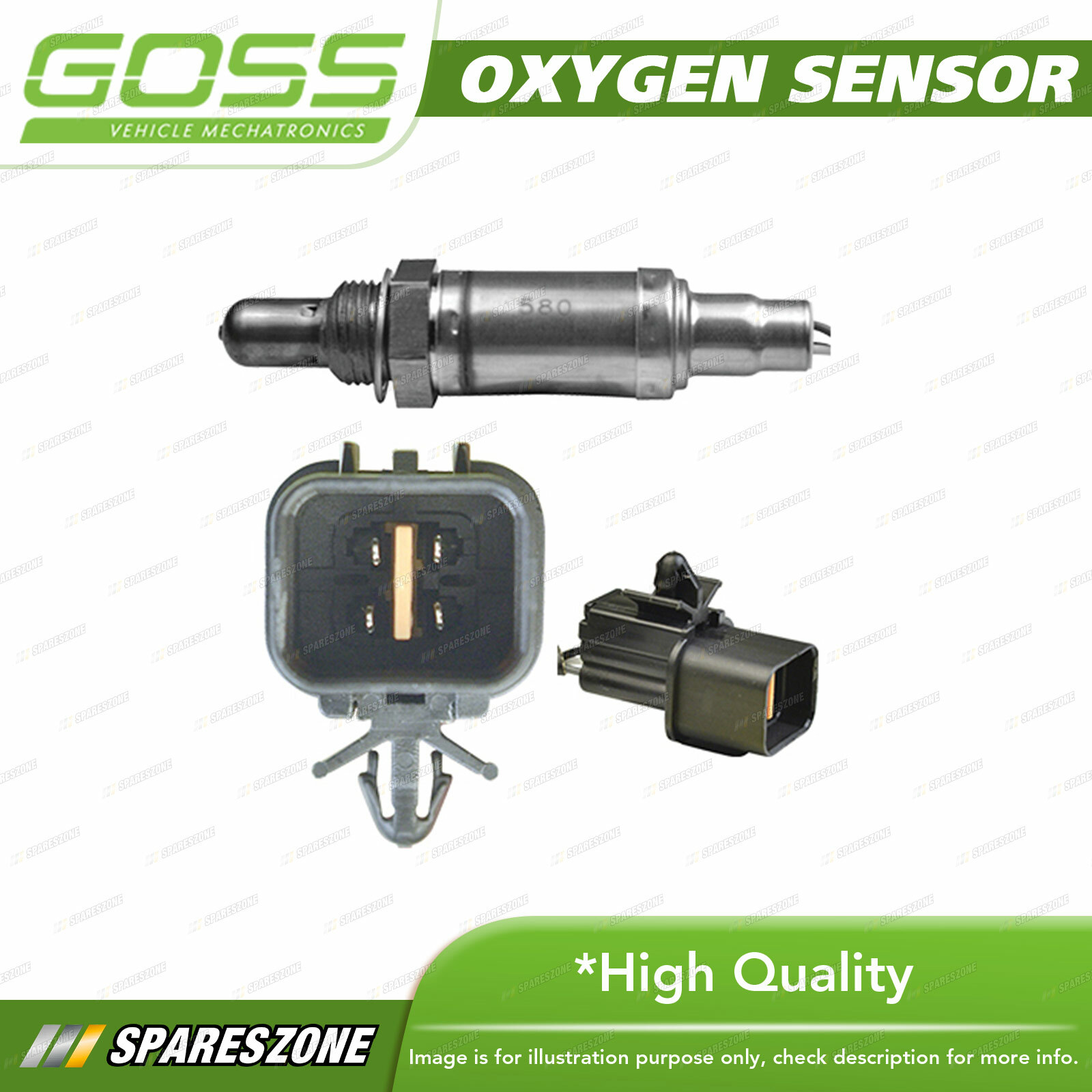 Goss Oxygen Sensor Post-CAT for Hyundai Getz TB G4EA G4EC G4EE G4ED ...