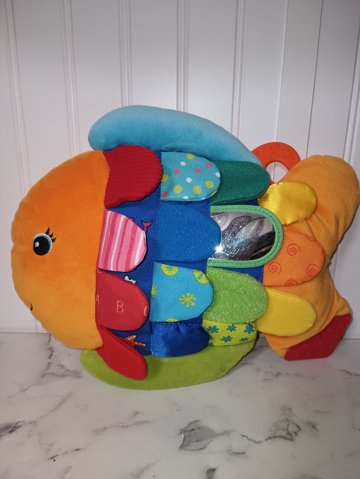 Melissa and Doug Flip Fish Plush K's Kids Baby Sensory Learning Crinkle ...