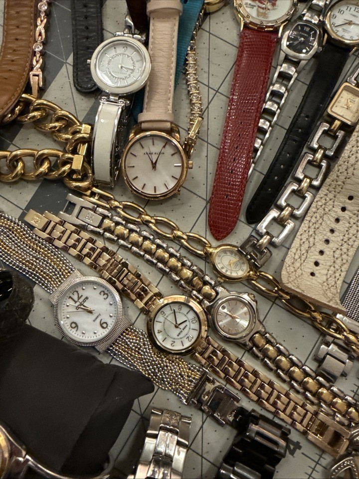 ~105 Watches Seiko Citizen Bulova Fossil Diamond Dial Anne Klein ...
