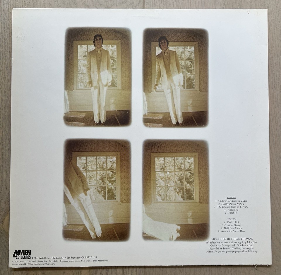 John Cale - Paris 1919 Vinyl 2007 LP Rare Mint Condition | eBay