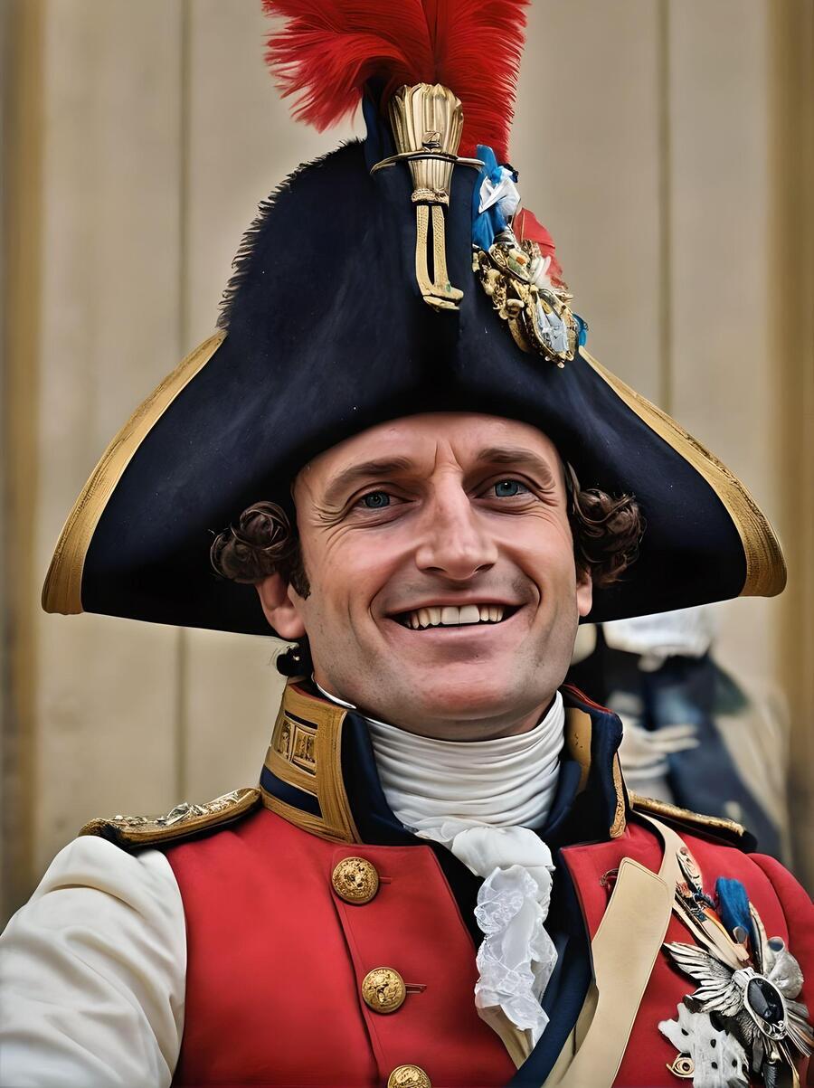 Napoleon Bonaparte Selfie Photo Modern Portrait Reconstruction Poster ...