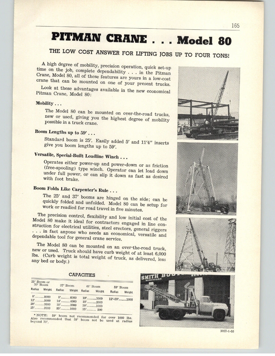 Pitman Crane