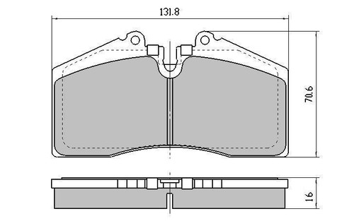 HARROP HSV 4 Pot Caliper EXTREME Performance Front Disc Brake Pad VT VU ...