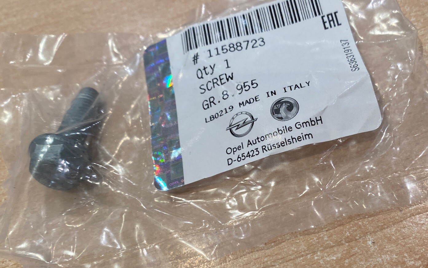 GENUINE VAUXHALL MULTI MODEL AND MANY USES M8 x 25mm HD HEX HEAD SCREW ...