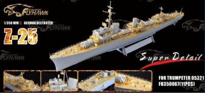 FLYHAWK FH350068 1/350 WWII German Battlecruiser Scharnhorst For Dragon ...