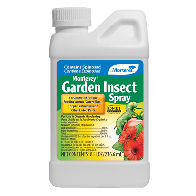 Monterey Organic Garden Insect Spray Liquid Insecticide Concentrate, 8 ...