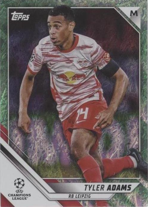 2021-22 Topps Uefa Champions League Jade Edition - Tyler Adams #95 for ...