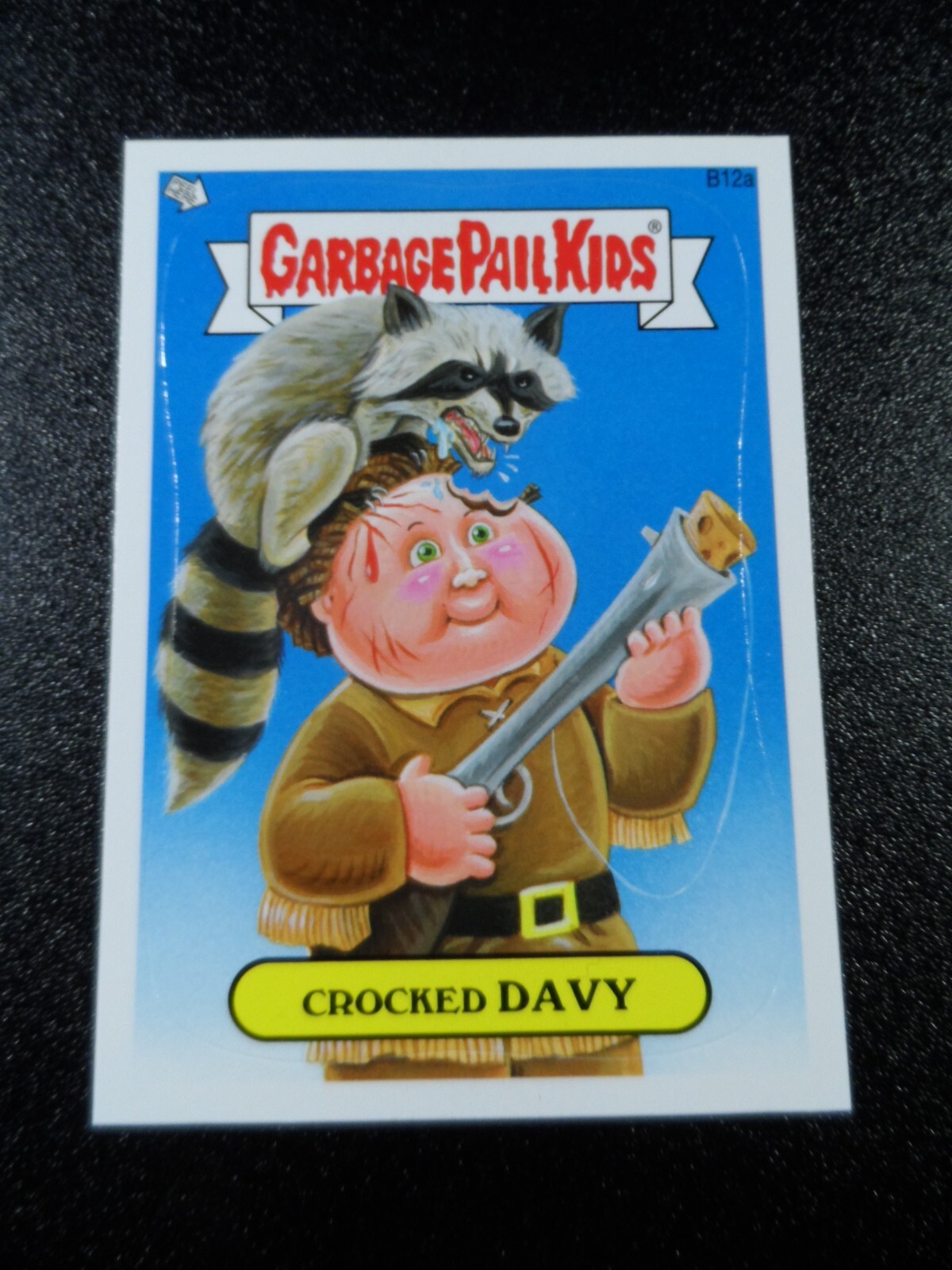 Davy Crockett Crocked Davy & Bitten Brian Bonus Garbage Pail Kids 2 ...