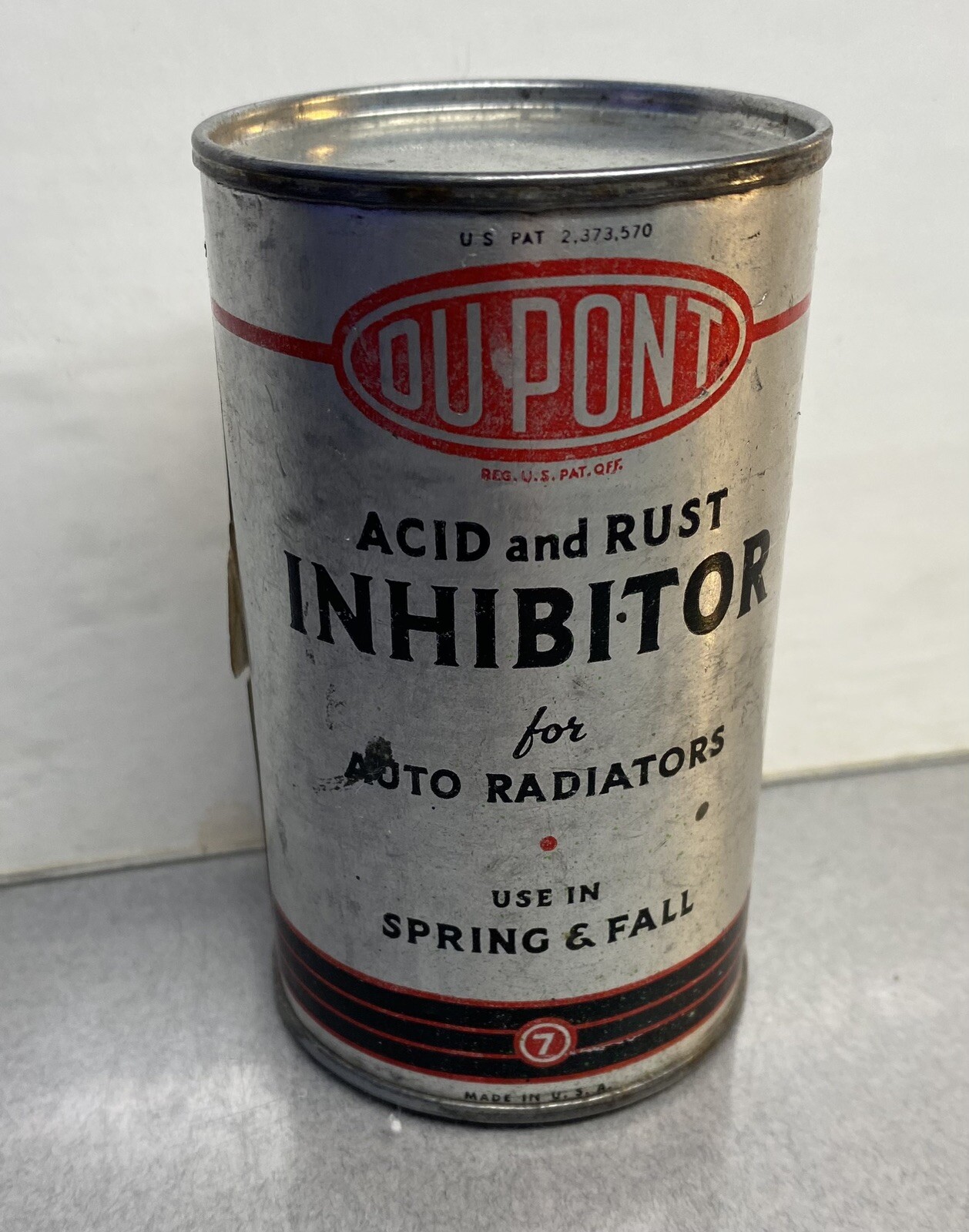 Vintage DuPont Acid and Rust Inhibitor for Car Radiator can Unopened ...