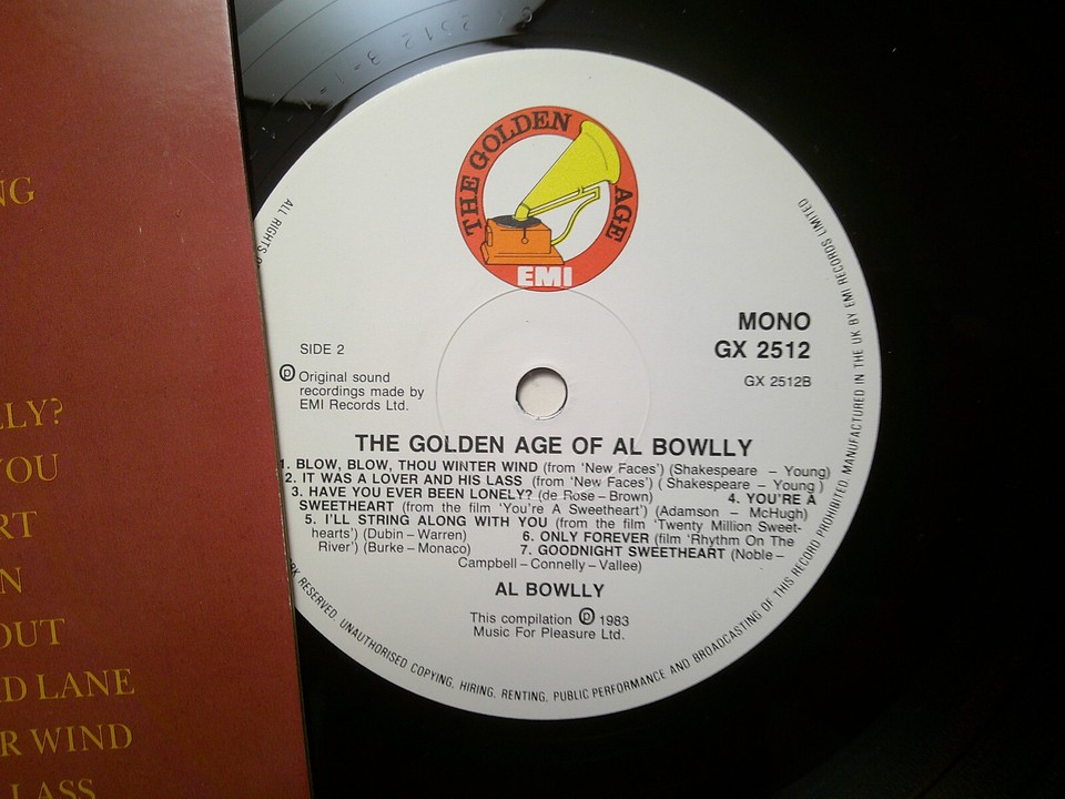 UK EMI LP RECORD/al bowlly/THE GOLDEN AGE OF/ NR MINT JAZZ | eBay