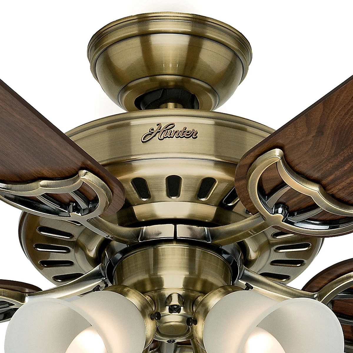 Studio Series 52 In Indoor Antique Brass Ceiling Fan With Light Kit ...