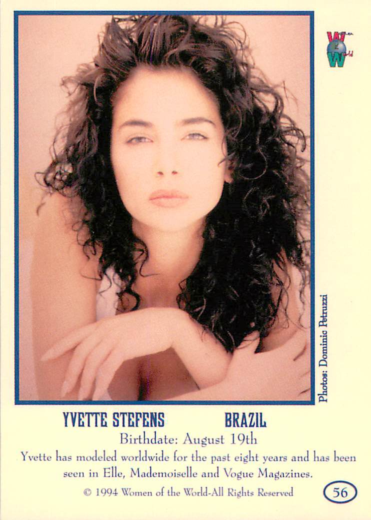 YVETTE STEFENS 1994 Women Of The World Trading Card #56 BRAZIL | eBay