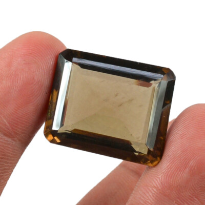 Lovely 44.75 Ct Natural Smoky Quartz Octa Step Mix Shape Loose Gemstone ...