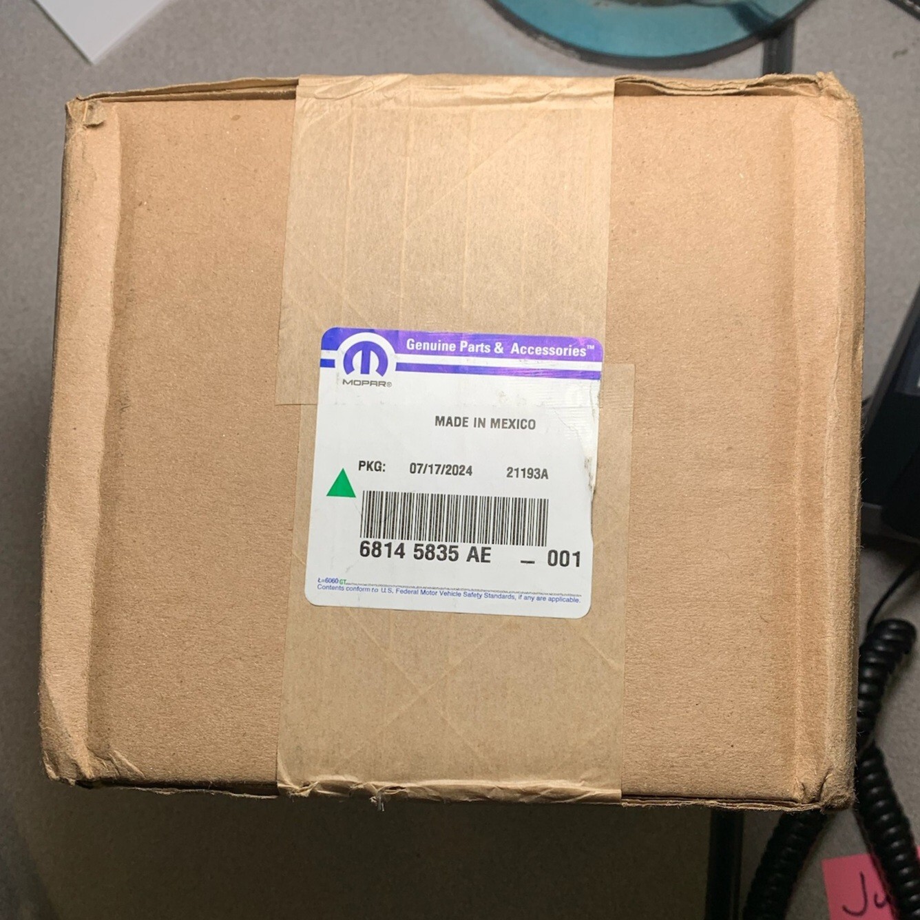 68145835AE NEW Genuine MOPAR ABS Control Module For Jeep Wrangler 2012 ...