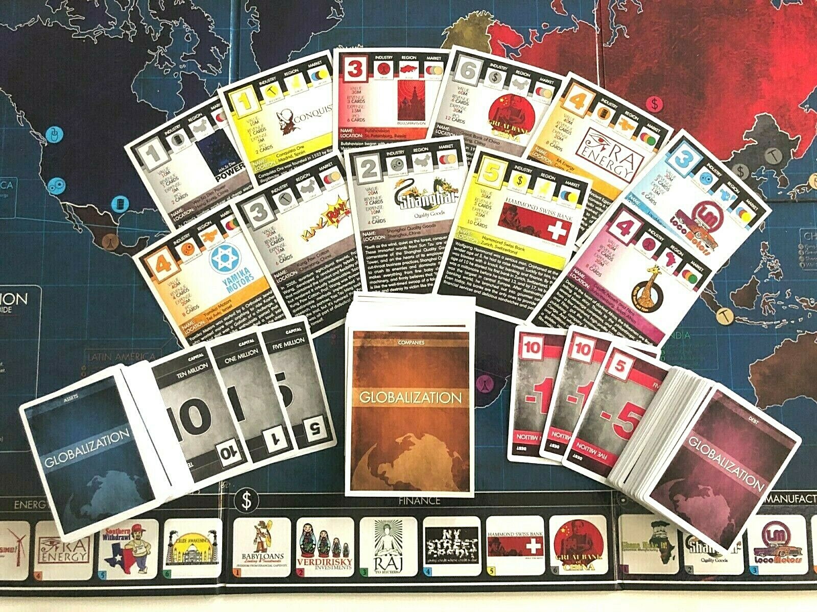 GLOBALIZATION: A brothers Knudsen Board Game, 2010 Closet Nerd Games ...