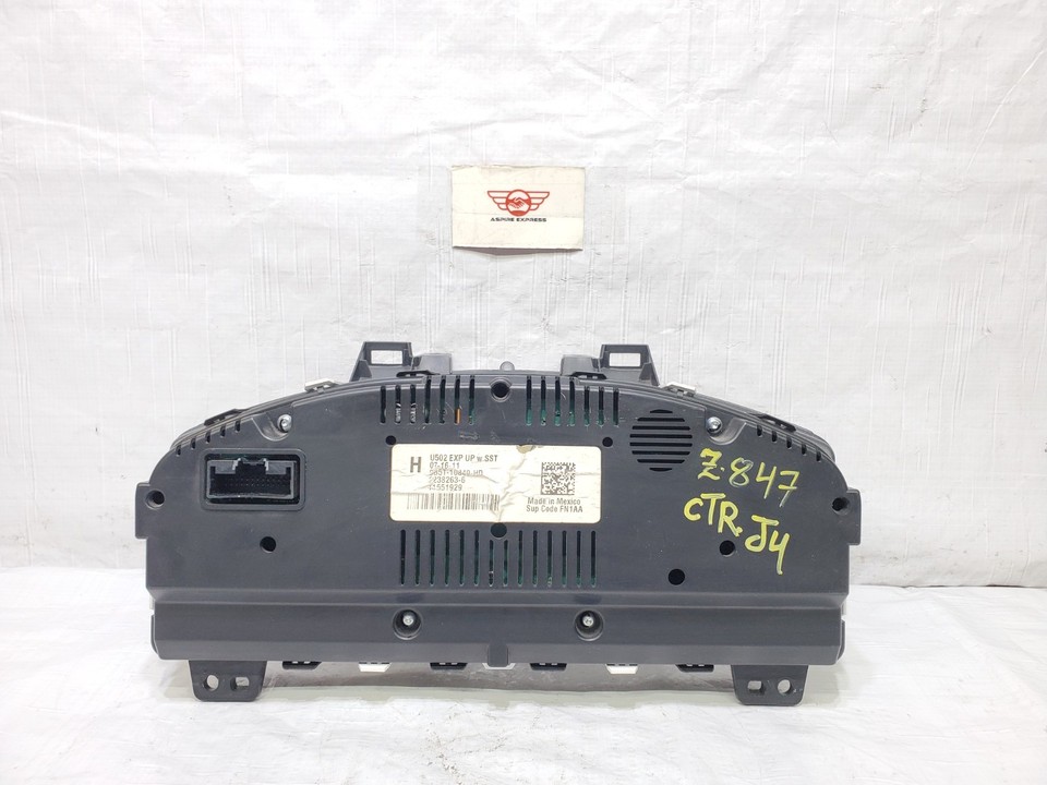 2012 Ford Explorer Limited Speedometer Instrument Cluster KPH ID ...