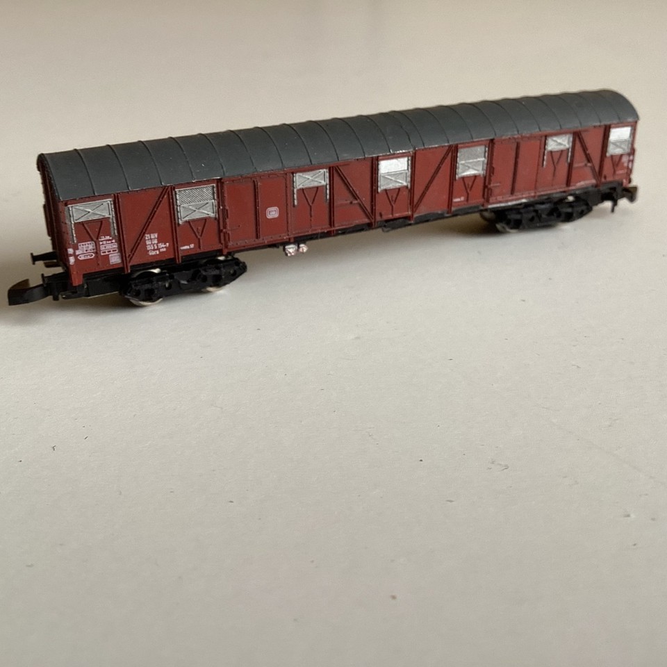 Marklin 8605 Z-Scale DB Custom 4 axle boxcar | eBay