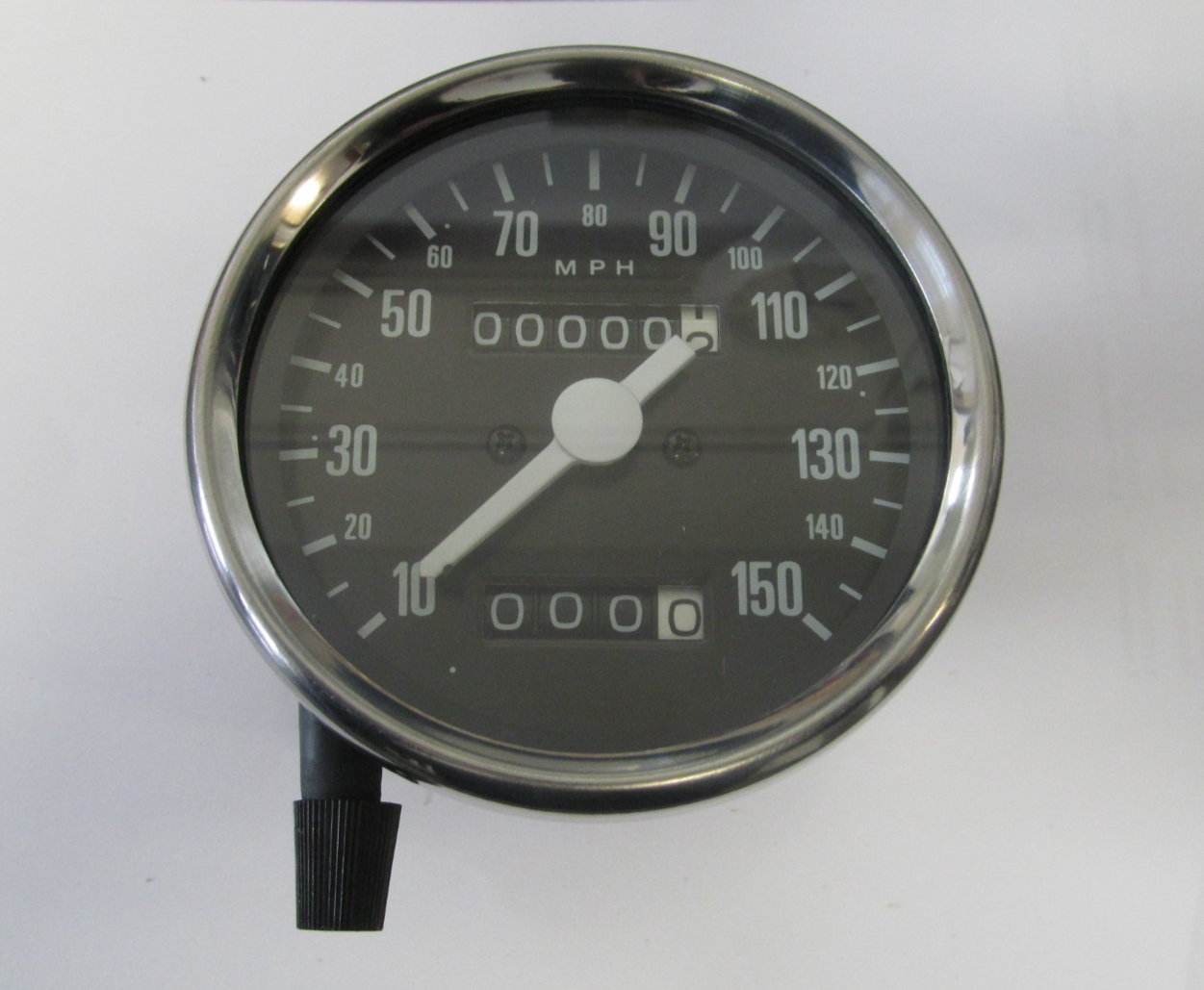 60-2394 - TRIUMPH T120 T140 TR6 TR7 150mph BLACK FACE WHITE NEEDLE ...