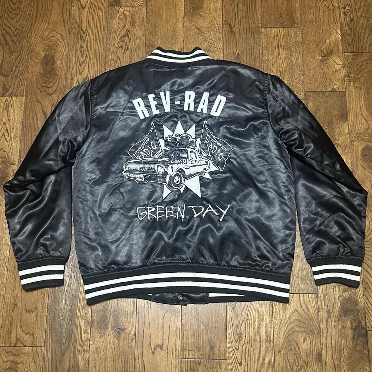 Green Day Rev Rad revolution radio tour bomber jacket… - Gem