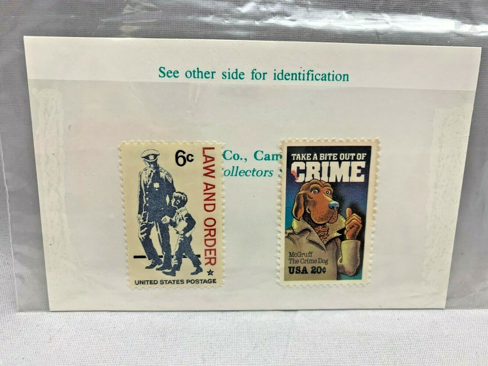 LAW AND ORDER & MCGRUFF THE CRIME DOG Postage Stamps MINT Police USA | eBay