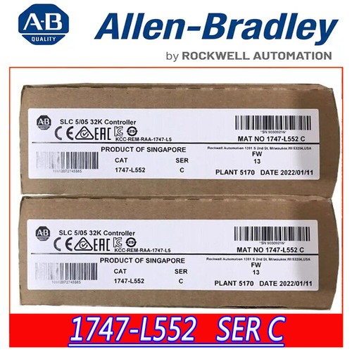100% New Sealed Allen Bradley 1747-L552 SER C SLC500 SLC 5/05 CPU ...