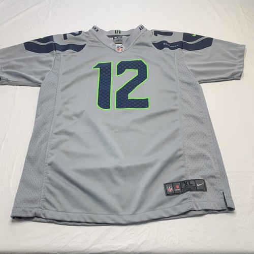 Seattle Seahawks #12 12th Man Fan Nike On Field Football Jersey Youth ...