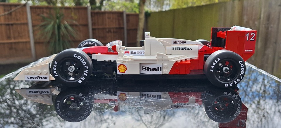Custom Sticker Set For LEGO McLaren MP4/4 10330 Senna and Prost | eBay