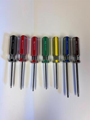 T10/T15/T20/T25/T27/T30 Star Driver Torx 6 Piece Set New! Made In USA ...