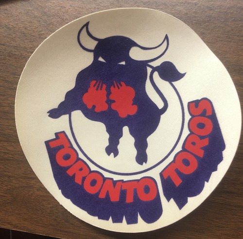 RARE NOS New Old Stock Vintage 1973-76 WHA Toronto Toros Acetate Patch ...