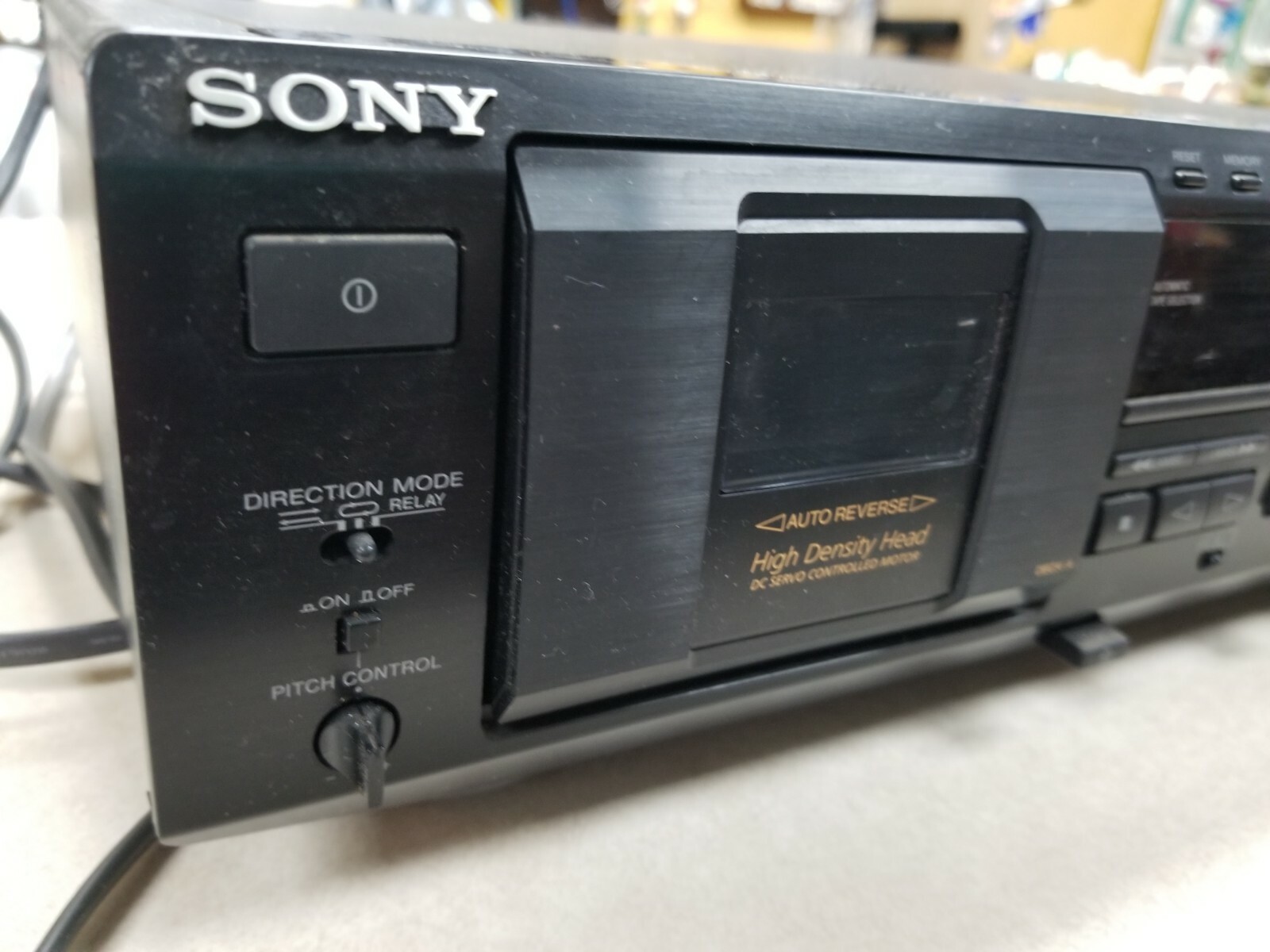 Sony TC-WE435 Stereo Dual Cassette Deck Tape Player Recorder Parts Or ...