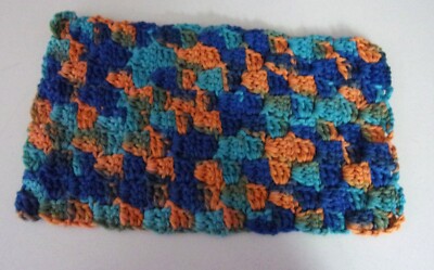 Crocheted Cotton Dish Cloth, Dish Rag, Towels/Dishcloths 'Capri Ombre ...