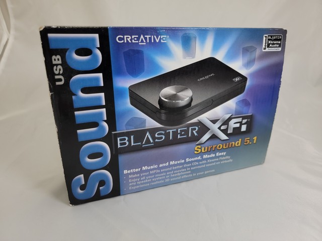 Creative Labs USB Sound Blaster Card X-fi Surround 5.1 Audio System ...